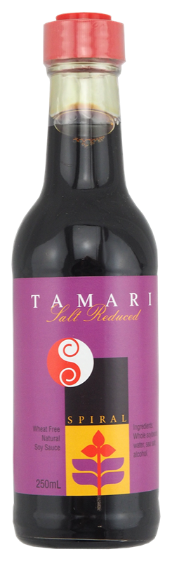 SPIRAL TAMARI SALT REDUCED 250ML : The Grocery Store